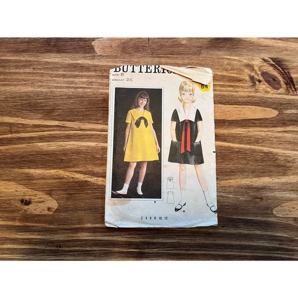 Butterick | Office | Butterick 3379 Vintage Sewing Pattern Girls ...